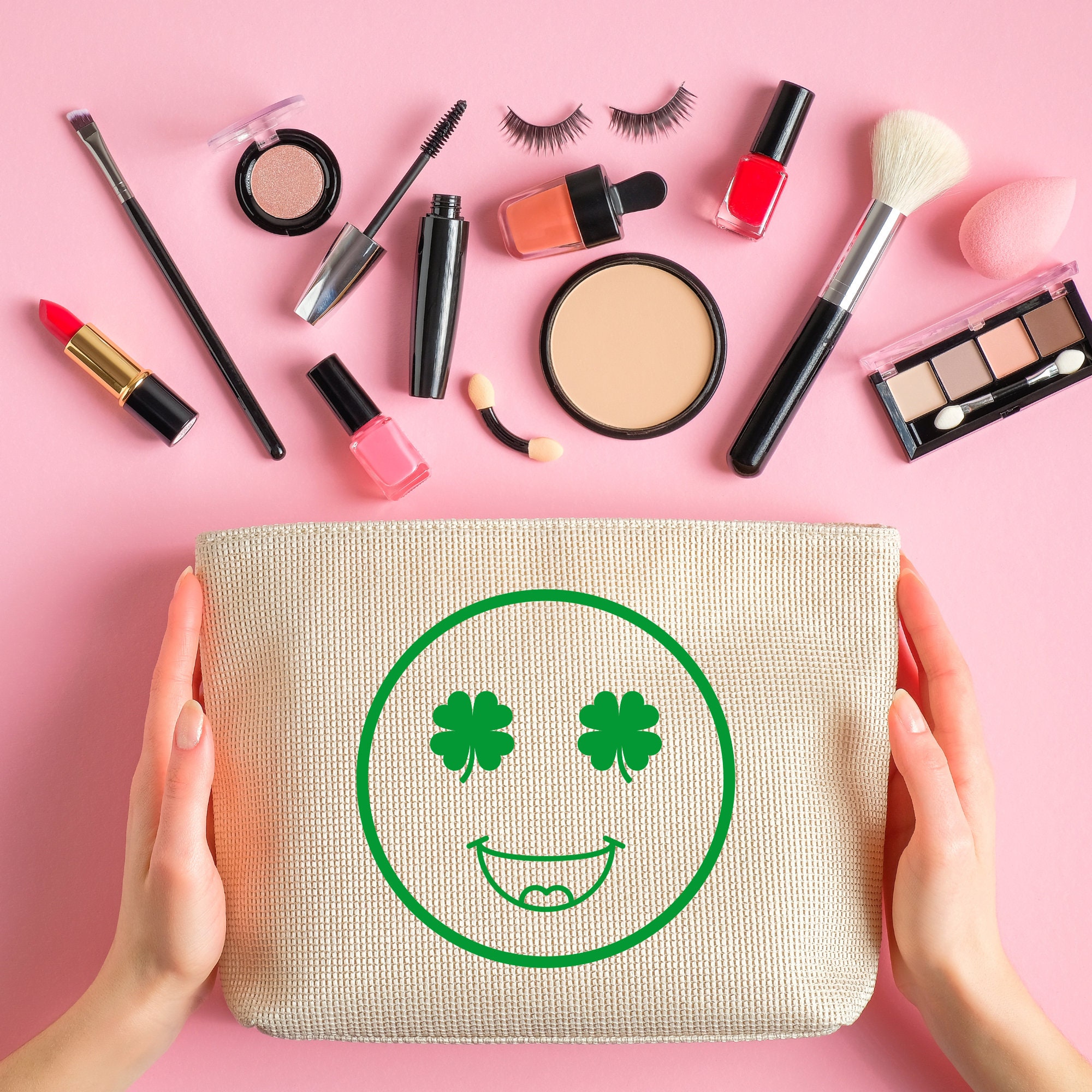 Clover Smiley Face Svg, Saint Patricks Day Svg, St Paddys Svg, Digital ...