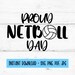 Proud Netball Dad Svg, Netball Dad Svg, Digital Download, SVG Files ...