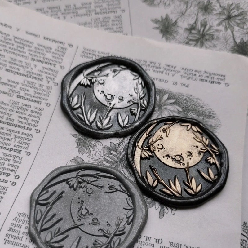 Moon Wax Seal - Etsy