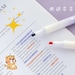 Cute Marker Pens, Sign Pen, Highlighter Pen, 4pcs, Cute Highlighter Pen ...