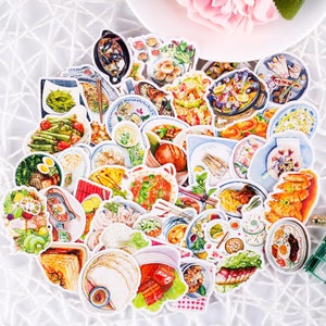 Delicious Food Stickers Food Stickers Hamburger Planner - Etsy