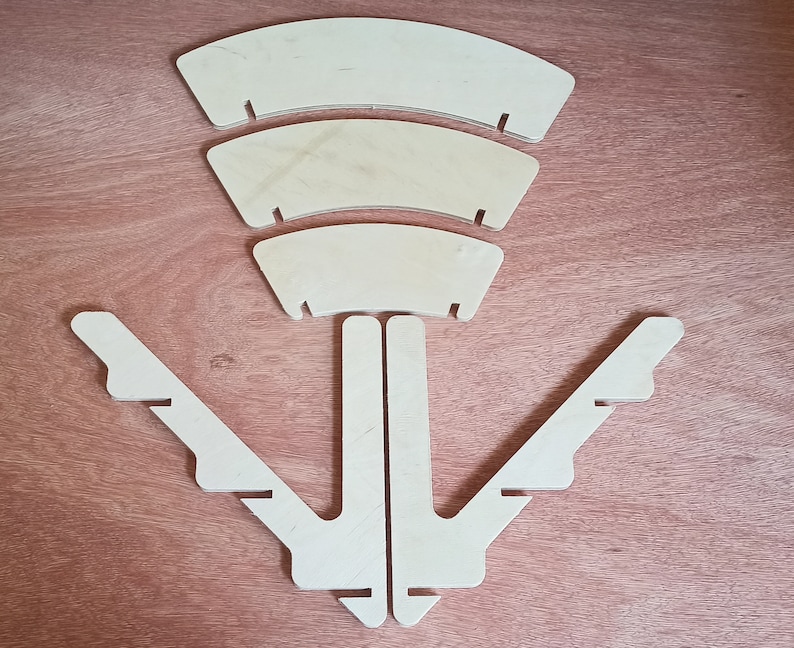 7MM - DIGITAL FILE Ready for Use Laser - CNC, 3 Tiered Display Stand - Etsy