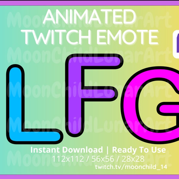 Animated Lfg Emote - Etsy