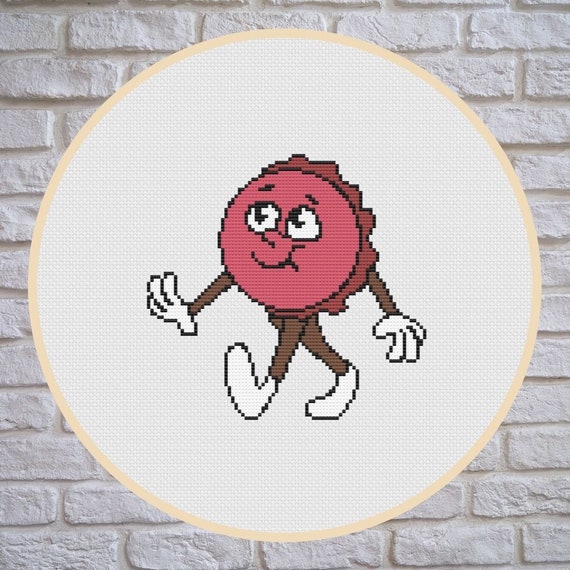 Mascot Cross Stitch Pattern PDF Xstitch Gaming Pattern | Etsy