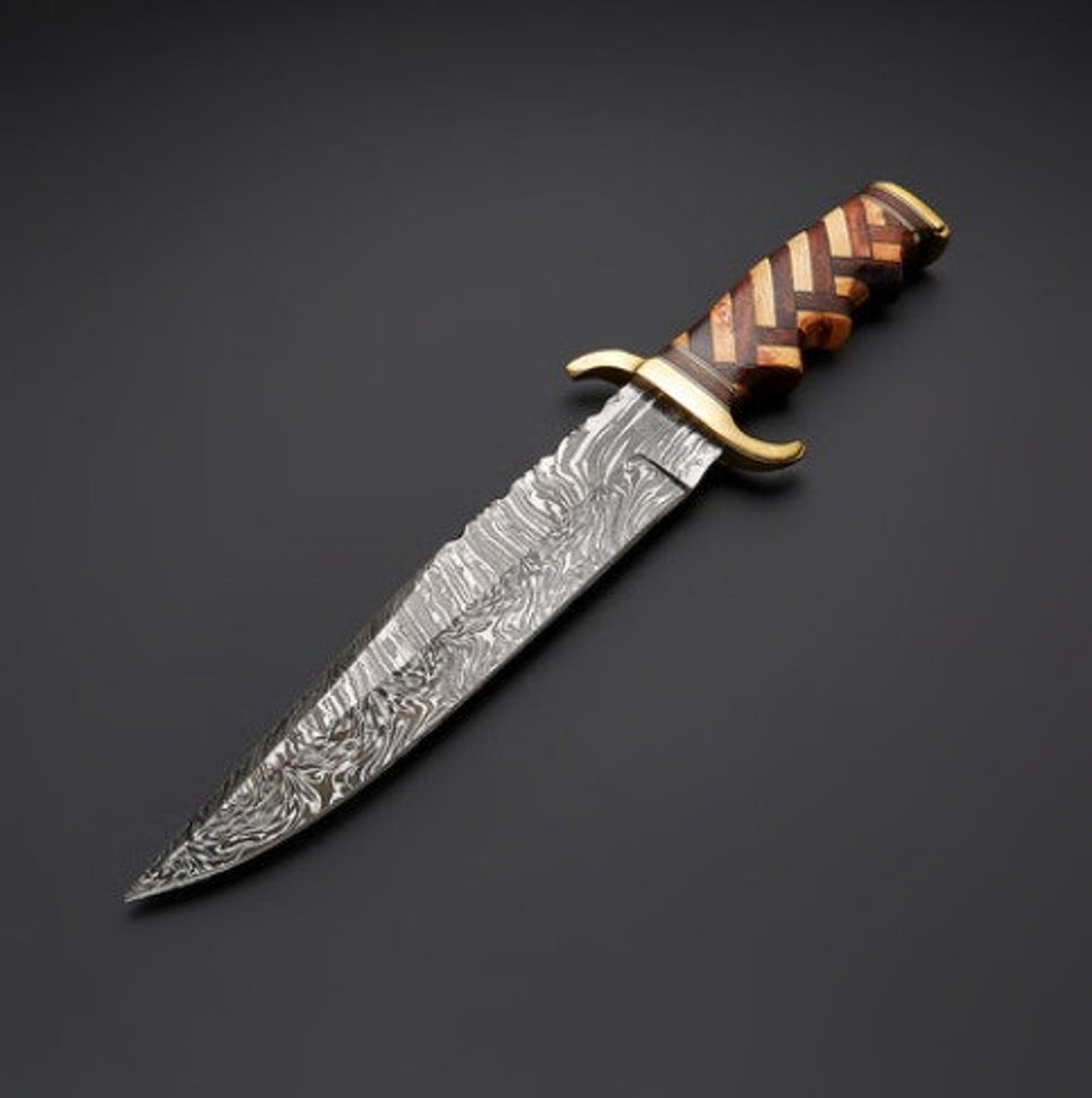 Modern Hunting Knife Camping Knife Damascus Knife - Etsy