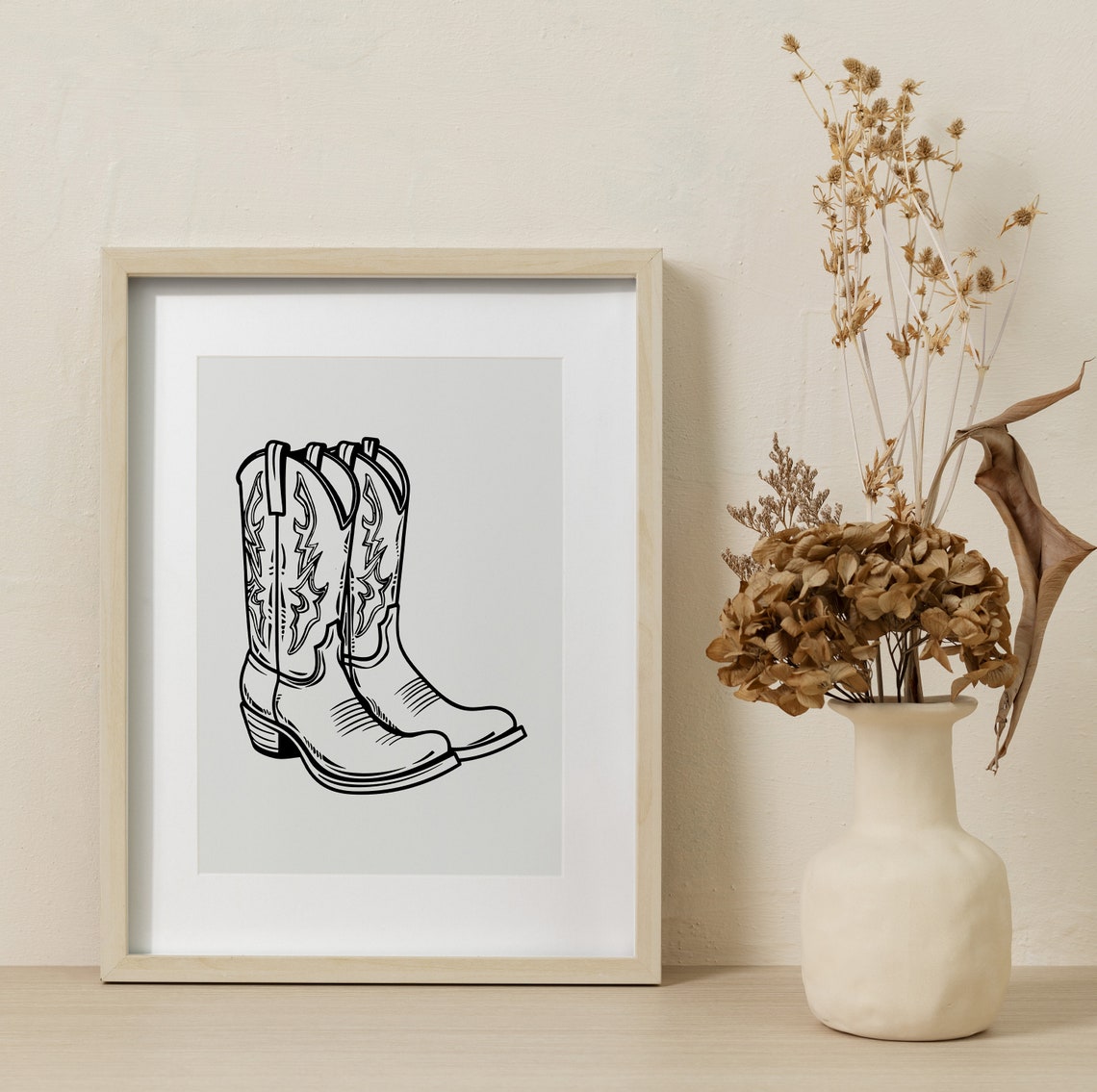 Cowboy Boots SVG, Western Boots Outlines. Rodeo Boots. Ranch, Cowgirl ...