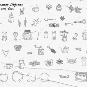 Coffee SVG Clipart, Vector Coffee Beans Clipart, Coffee Maker, Coffee ...