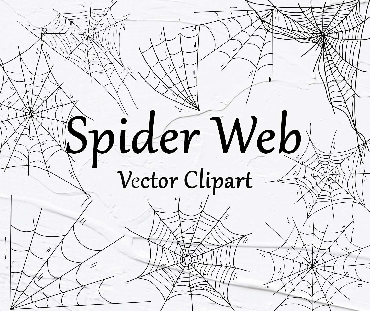 Spider Webs Drugs Alcohol Clipart