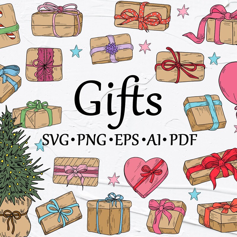 Presents Svg - Etsy