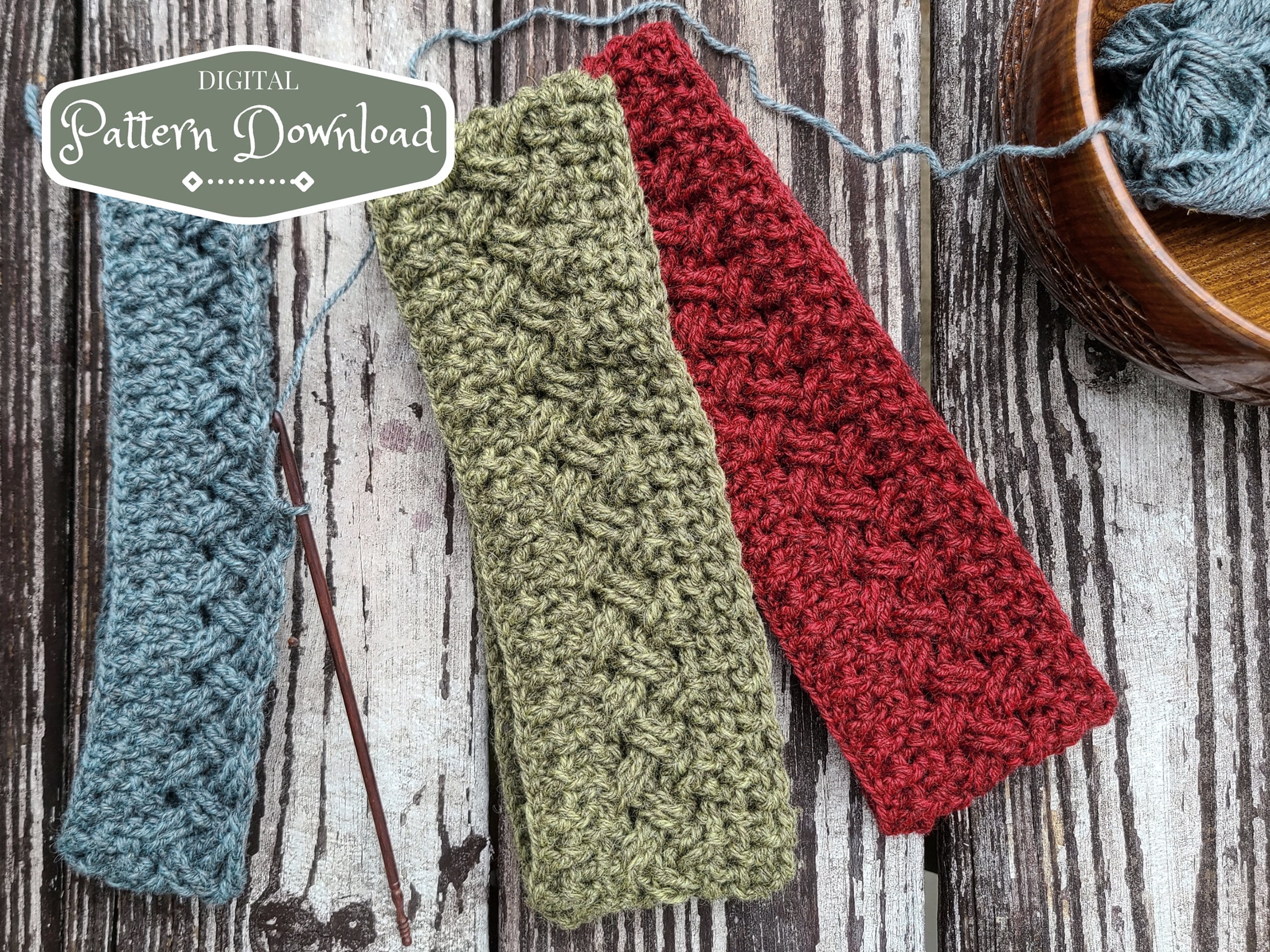 Celtic Forest Crochet Headband - Digital Pattern Download - Etsy