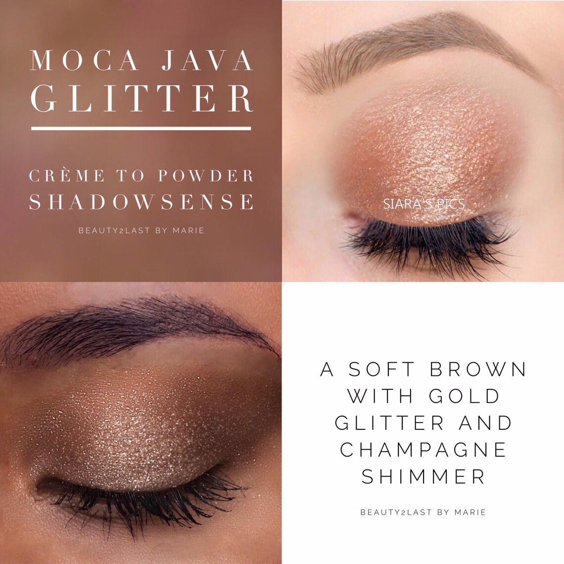 Shadowsense Moca Java Glitter - Etsy