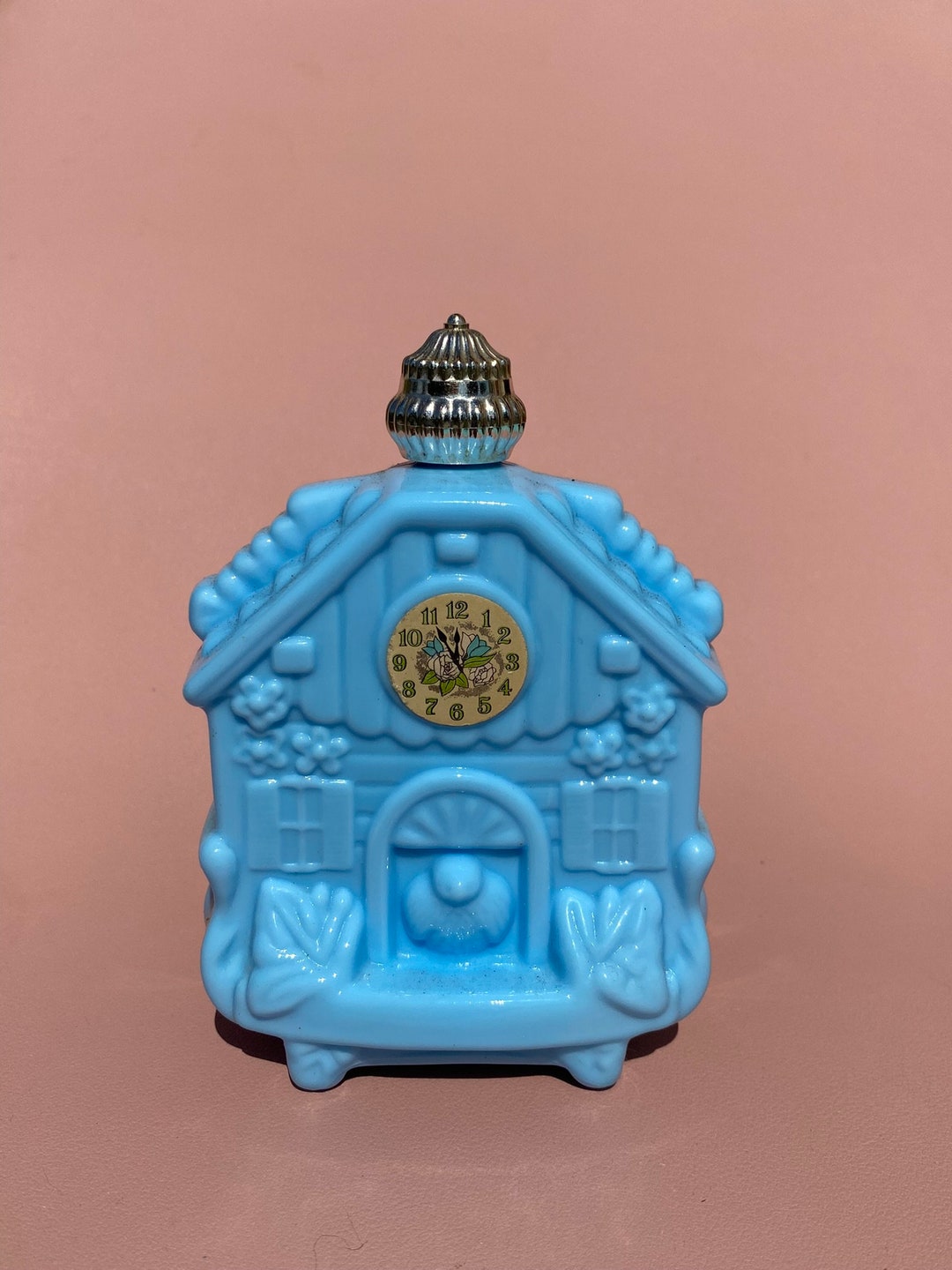 Vintage Avon Perfume Bottle Field Flowers Bluebird - Collectible ...