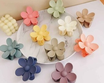 Flower Claw Clips - Etsy