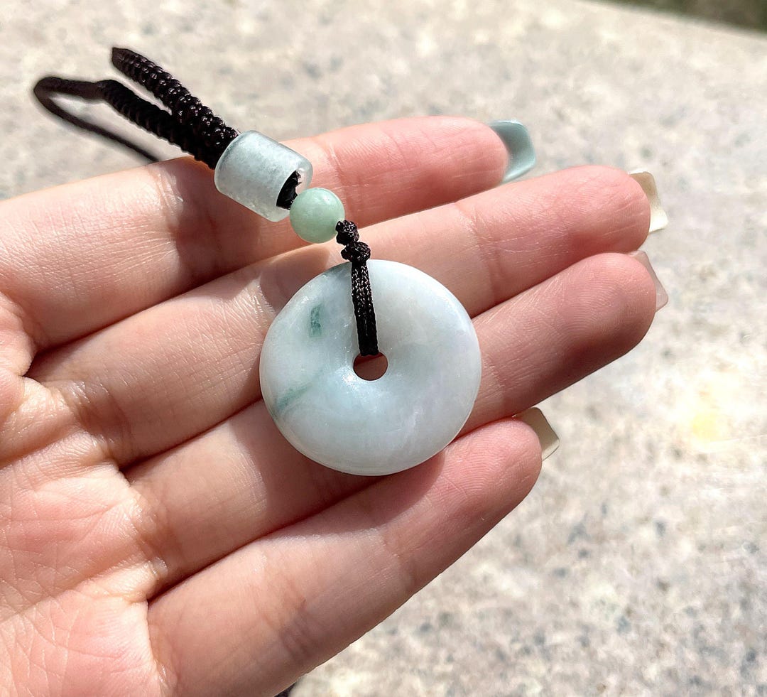 Authentic Jade Pendant Necklace: Authentic Donut Jadeite, Grade A - Etsy