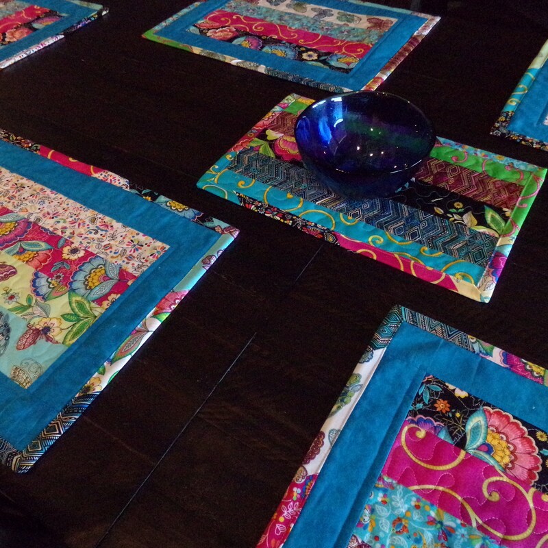 Bright Placemats - Etsy