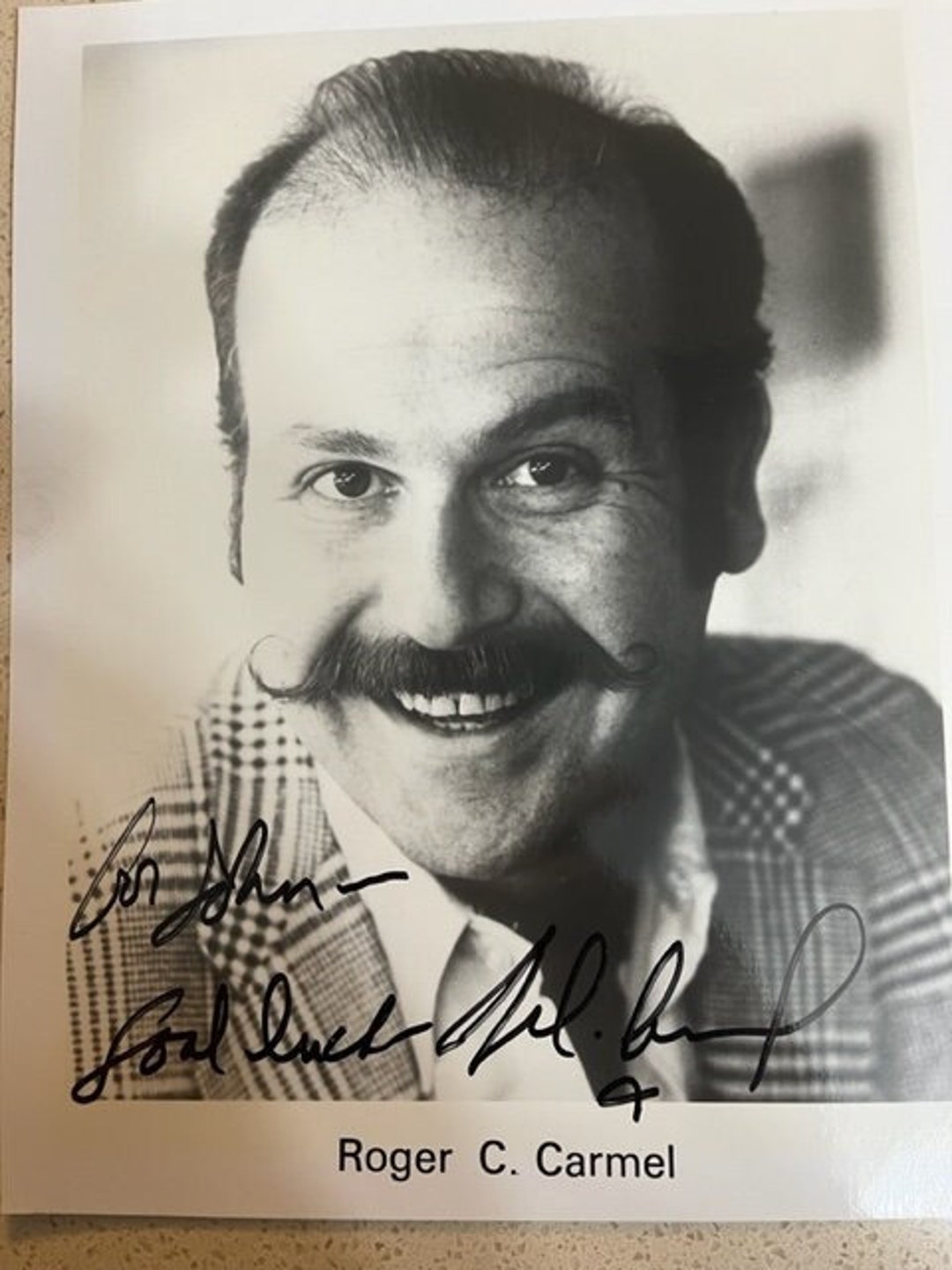 Star Trek Roger C. Carmel as Harry Mudd Autographed Photo - Etsy