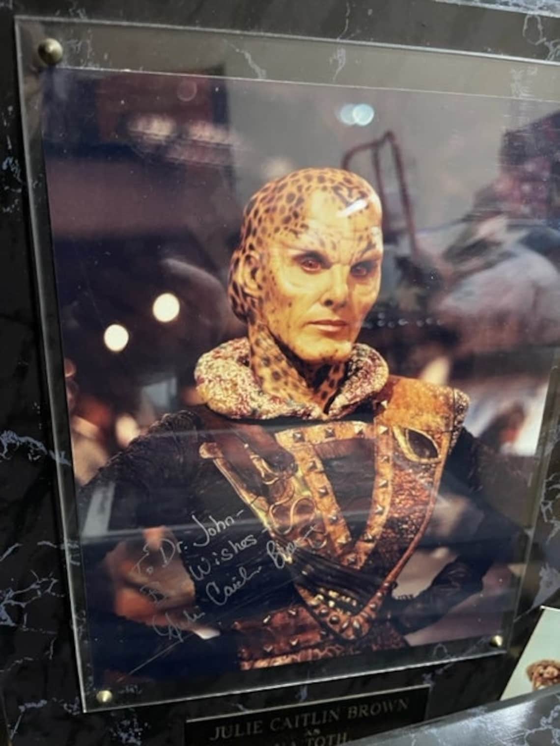 Babylon 5 Julie Caitlin-brown - Na'toth of the Narn Race Autographed ...