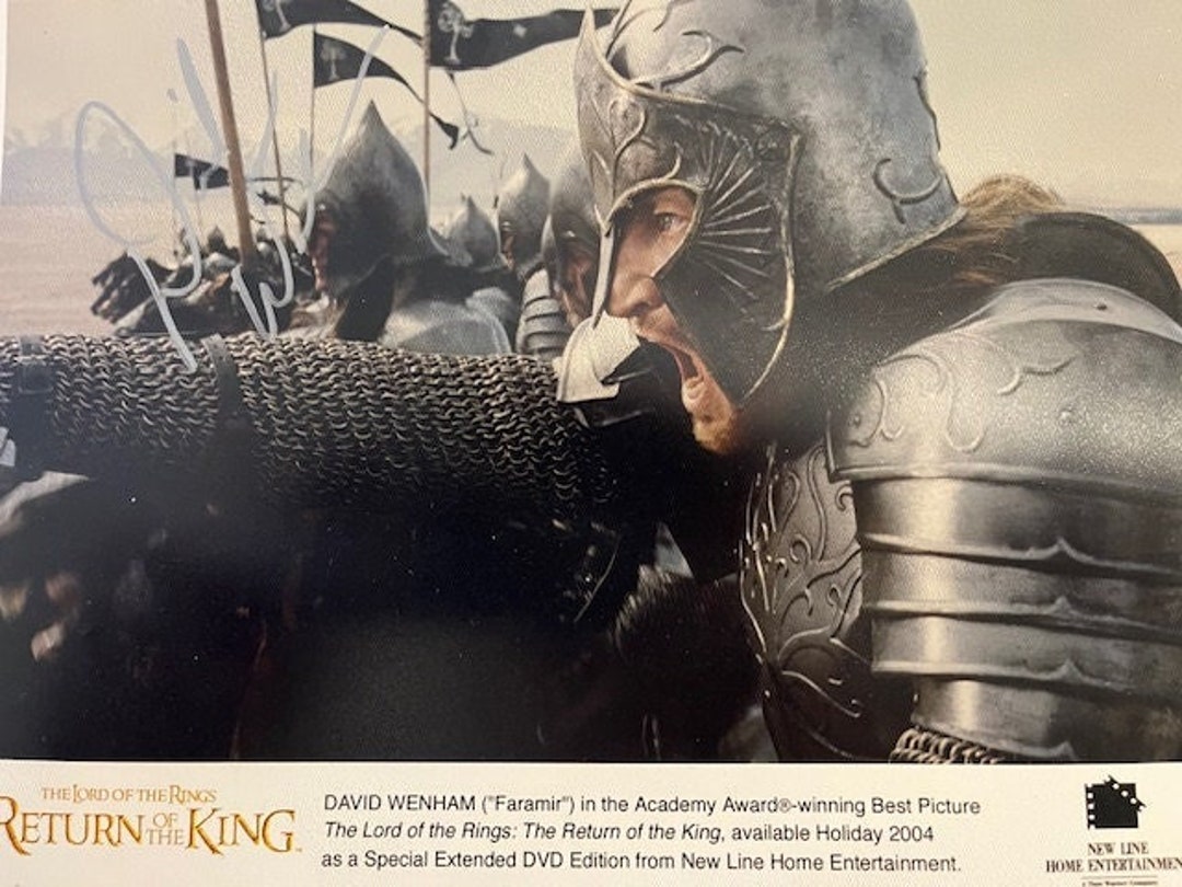 LOTR Actor David Wenham as Faramir Autographed Photo With COA. - Etsy
