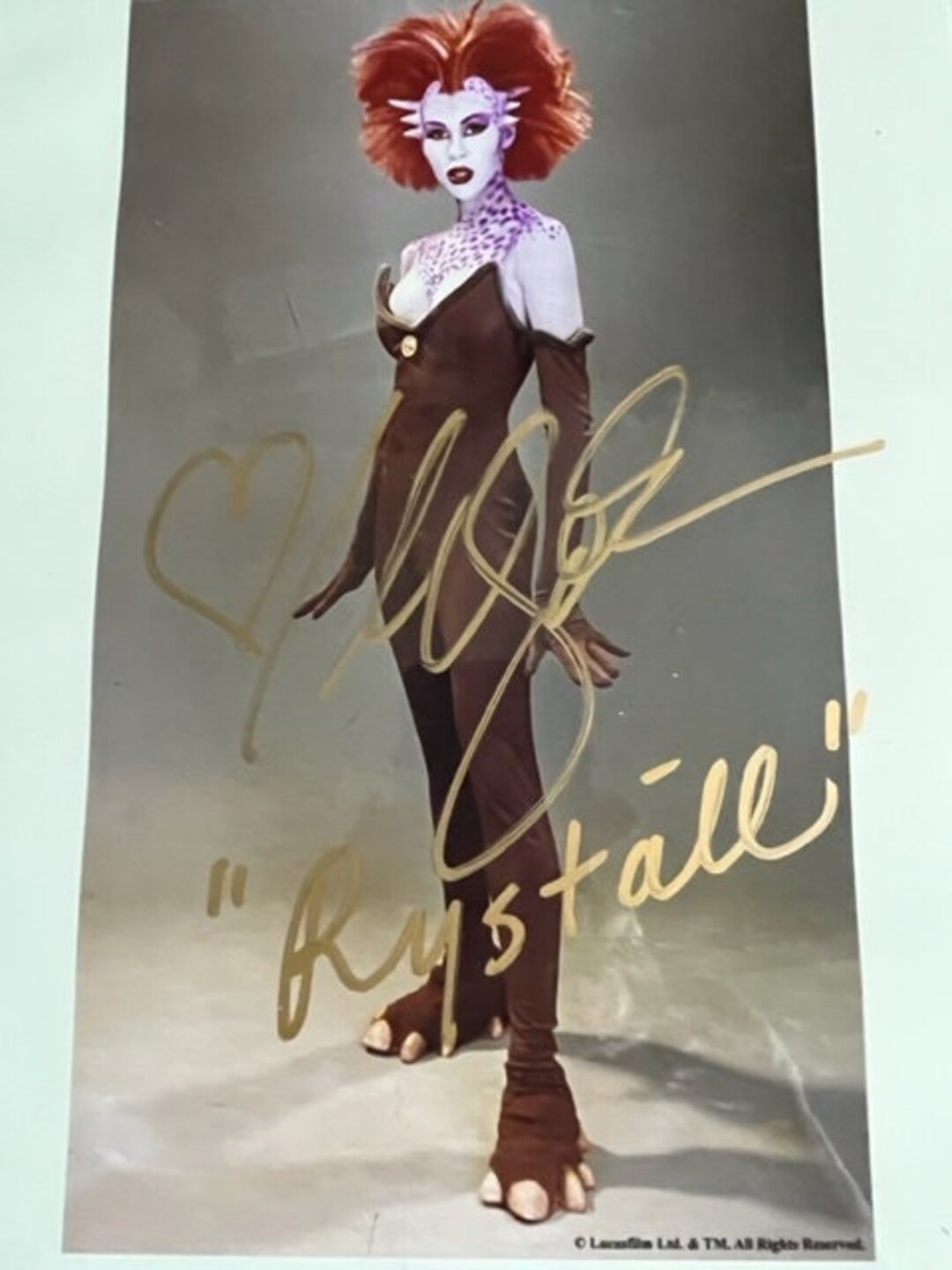 Star Wars Girl Mercedes Ngoh Autographed Photo From Star Wars Movies ...