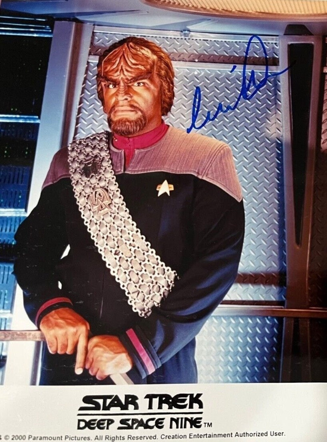 Star Trek Actor Michael Dorn Worf Deep Space Nine Autographed Photo ...