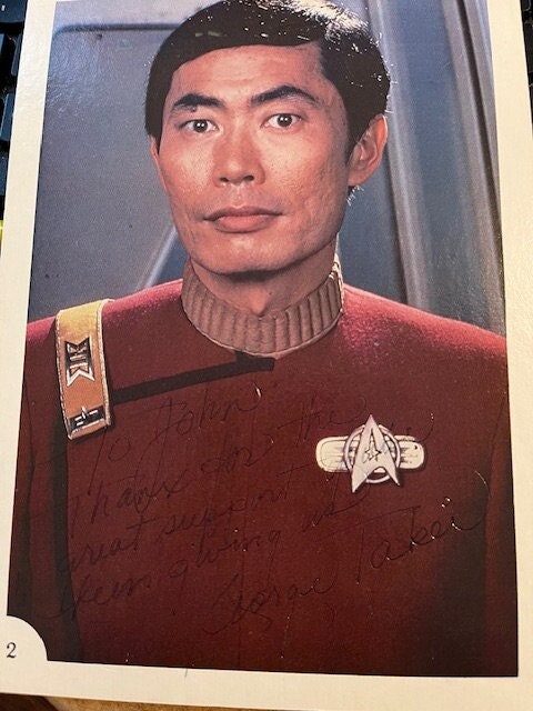 Star Trek Actor George Takei as Sulu From Star Trek: the Wrath of Khan ...