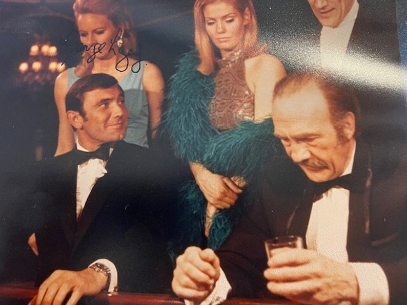 JB2 - James Bond Actor George Lazenby as James Bond 007 Autographed ...