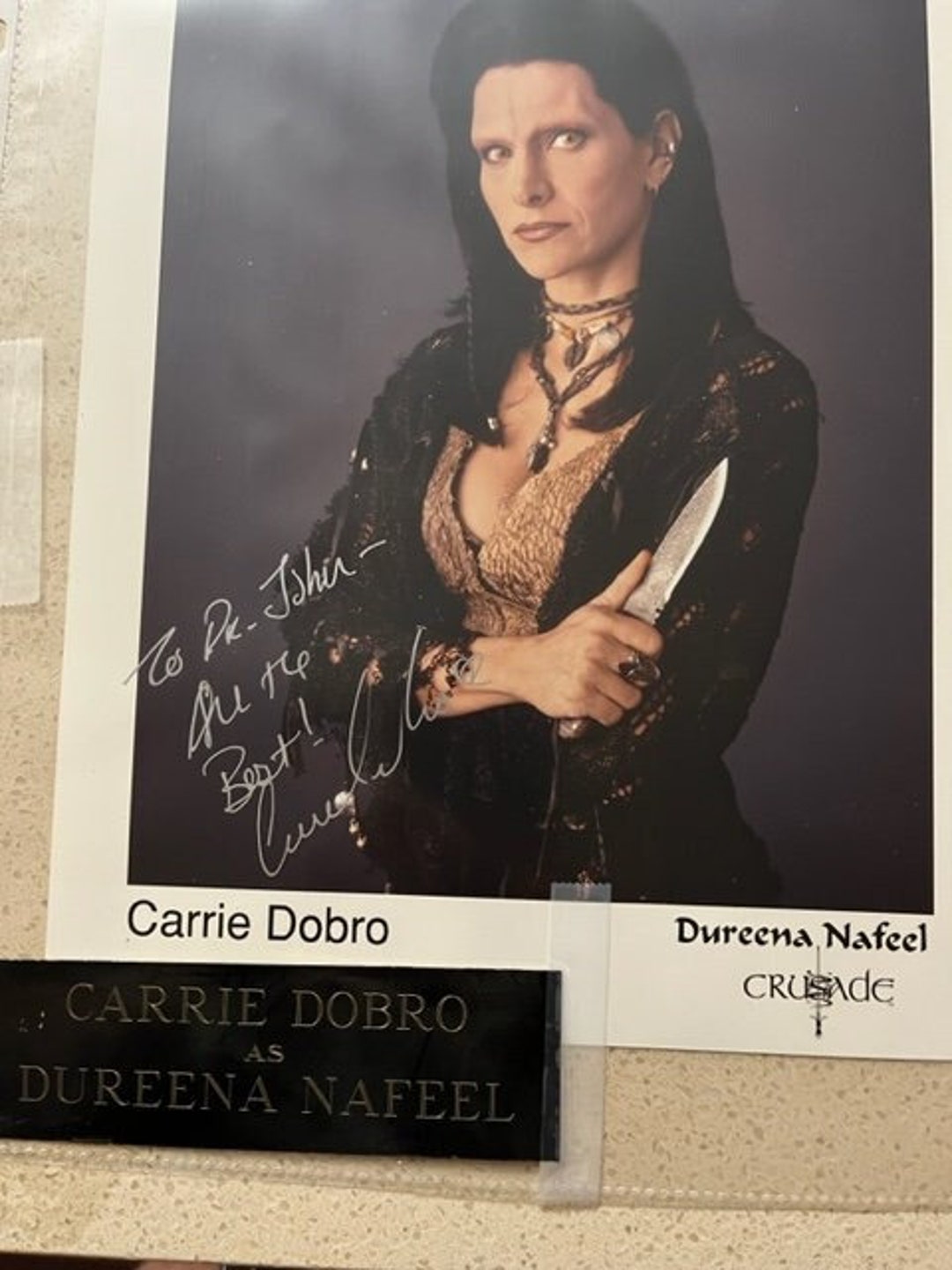 Babylon 5-crusade Actress Carrie Dobro as Dureena Nafeel Autographed ...