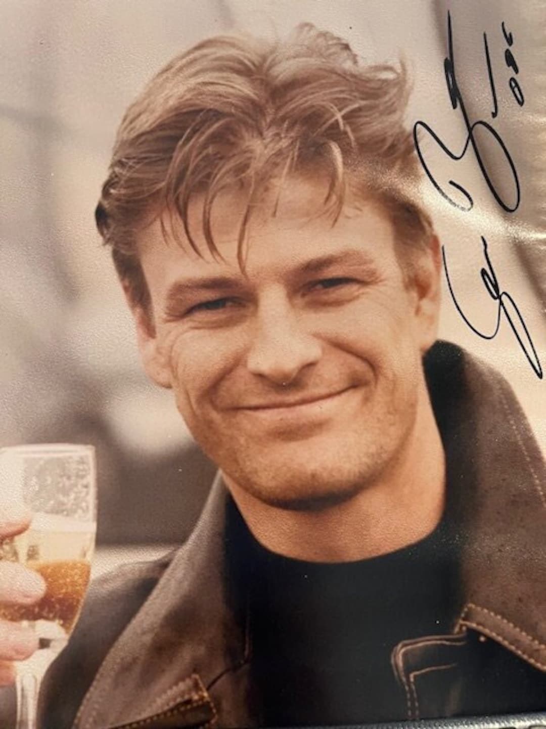 JB65 James Bond Villain Sean Bean as Trevelyan Goldeneye Autographed ...