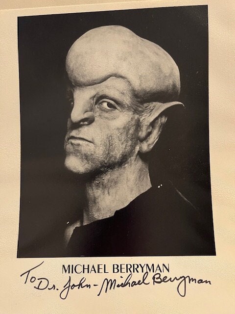 Star Trek Actor Michael Berryman Multiple Roles Autographed Photo With ...