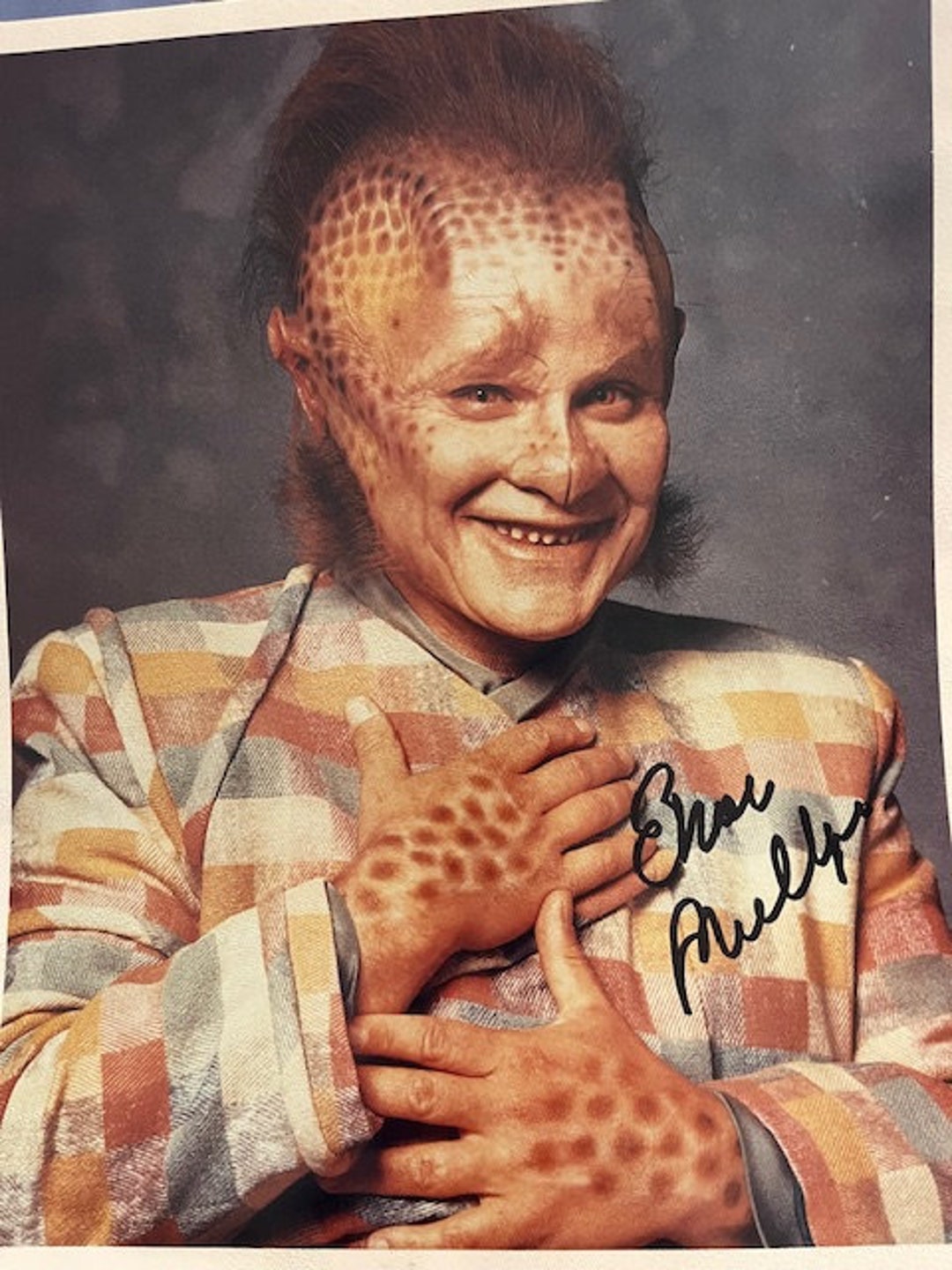 Star Trek Actor Ethan Phillips as Neelix Autographed Photo With COA - Etsy