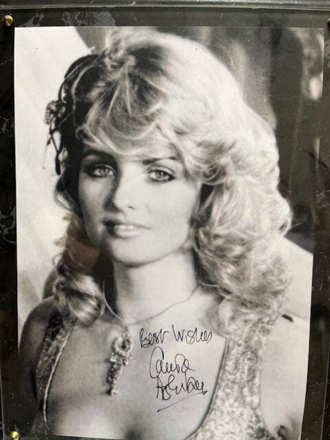 JB57 - James Bond Girl Carole Ashby Autographed Photo From Octopussy ...