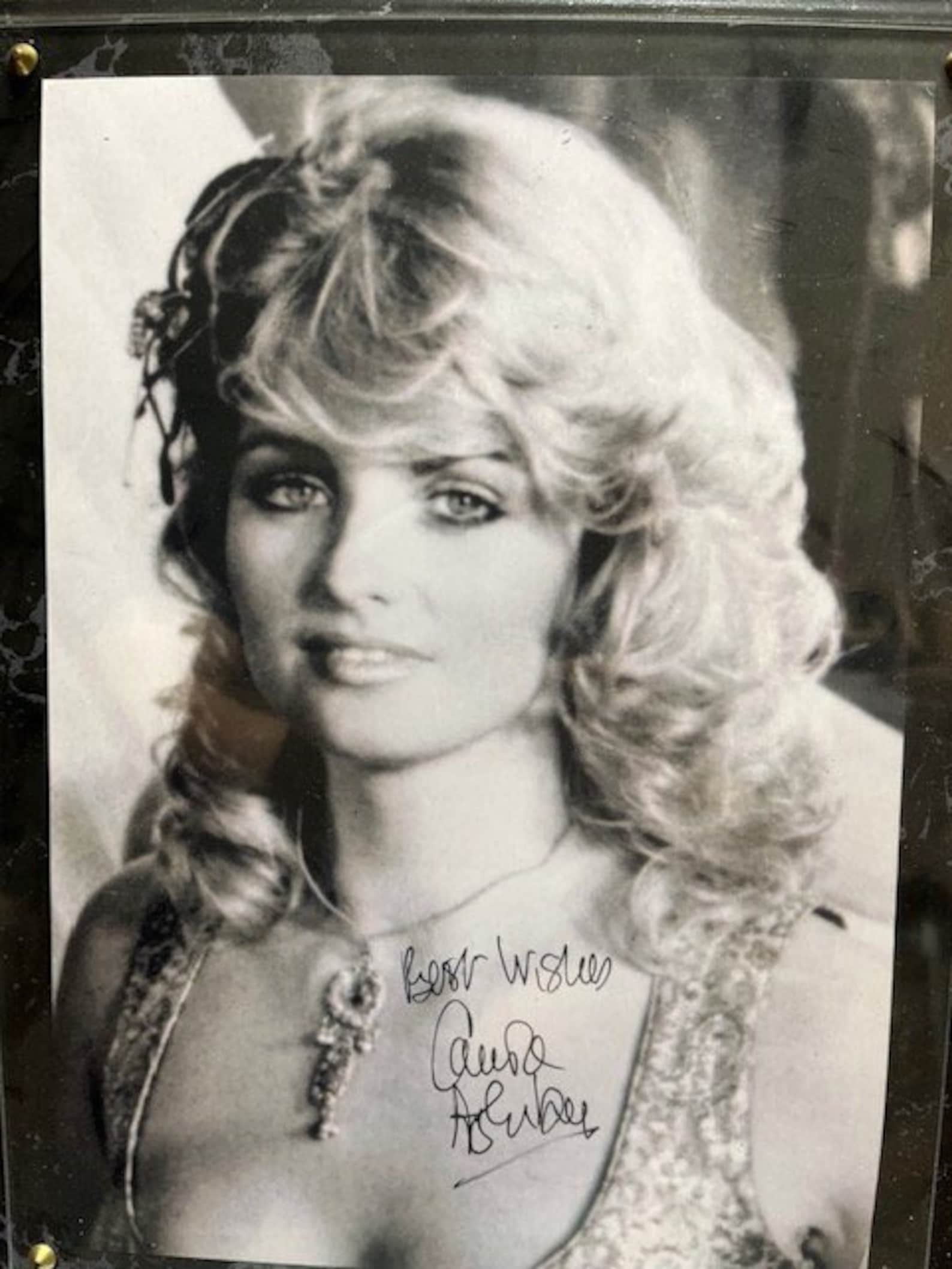 JB57 - James Bond Girl Carole Ashby Autographed Photo From Octopussy ...