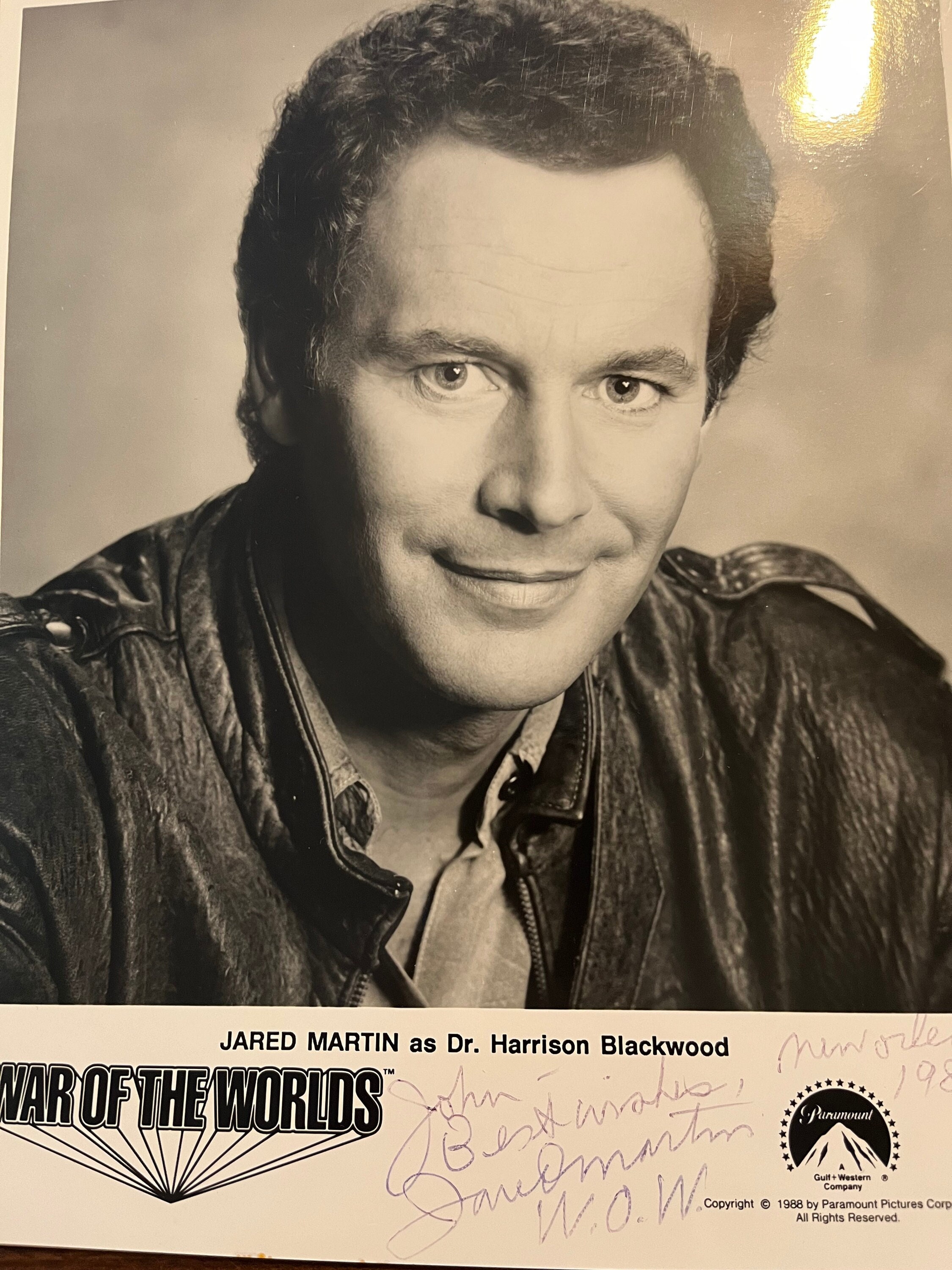 Sci-fi Actor Jared Martin as Dr. Harrison Blackwood in War of the ...