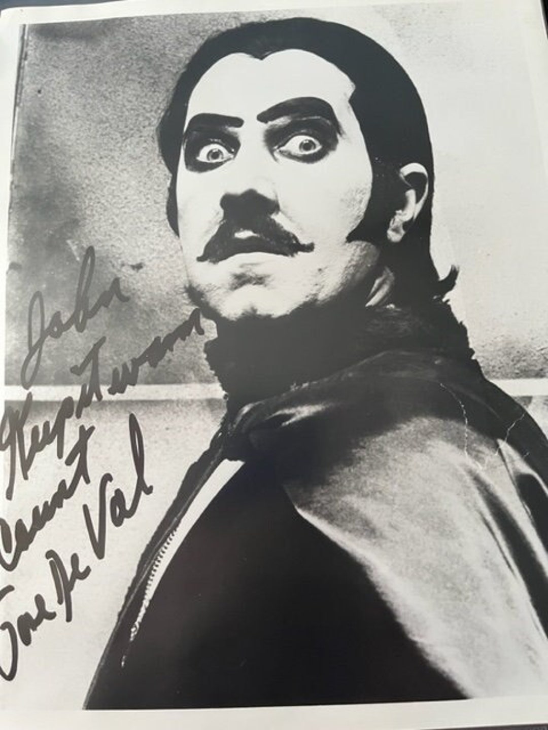 Horror Host Actor Dick Dyszel Count Gore De Vol Creature - Etsy