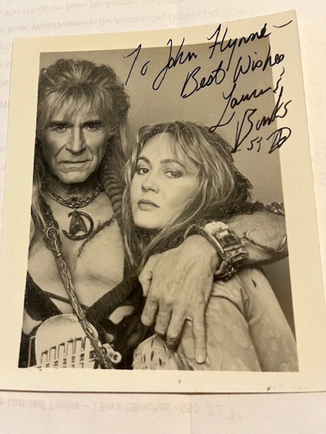 Star Trek Actress Laura Banks as Khan's Navigator Autographed Photo ...