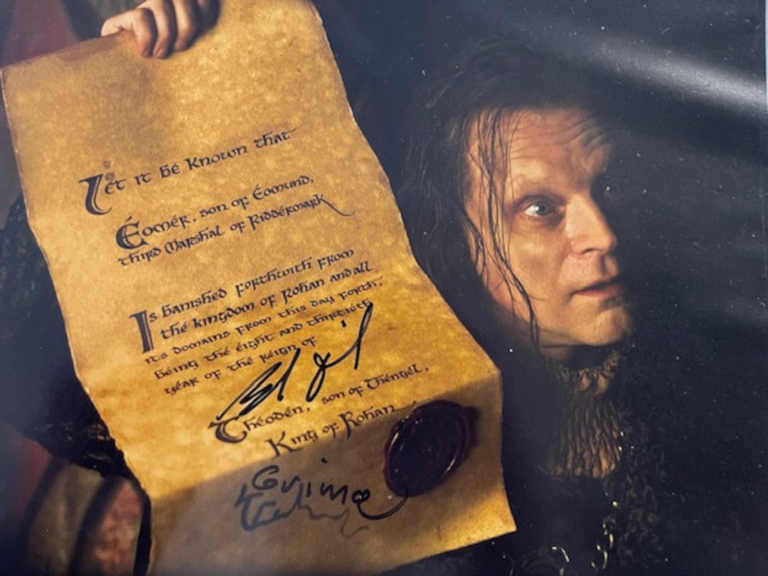 LOTR Actor Brad Dourif as Grima Wormtongue Autographed Photo With COA ...