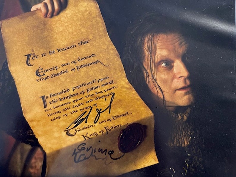 LOTR Actor Brad Dourif as Grima Wormtongue Autographed Photo With COA ...