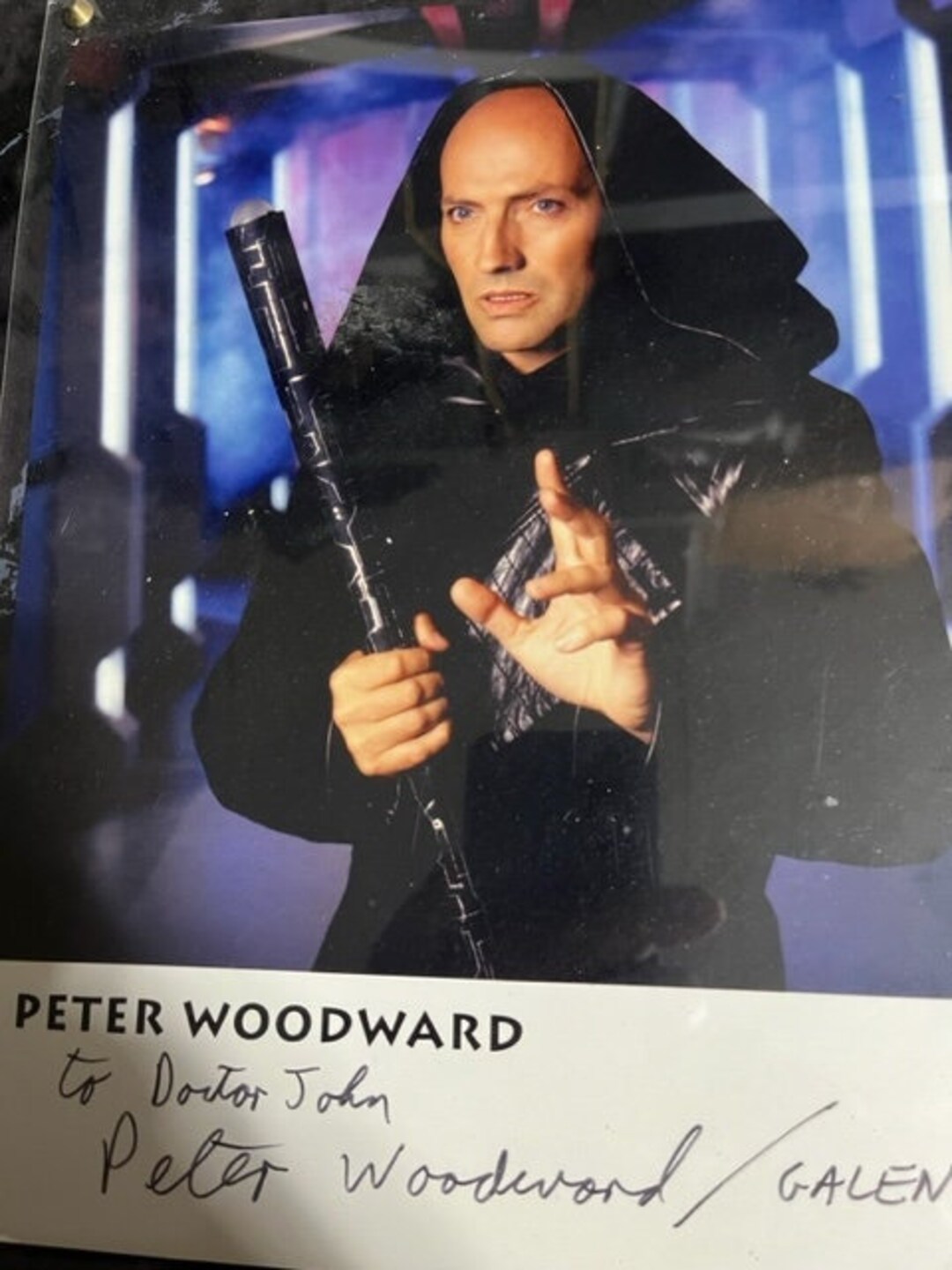 Babylon 5-crusade Actor Peter Woodward as Galen Autographed Photo With ...