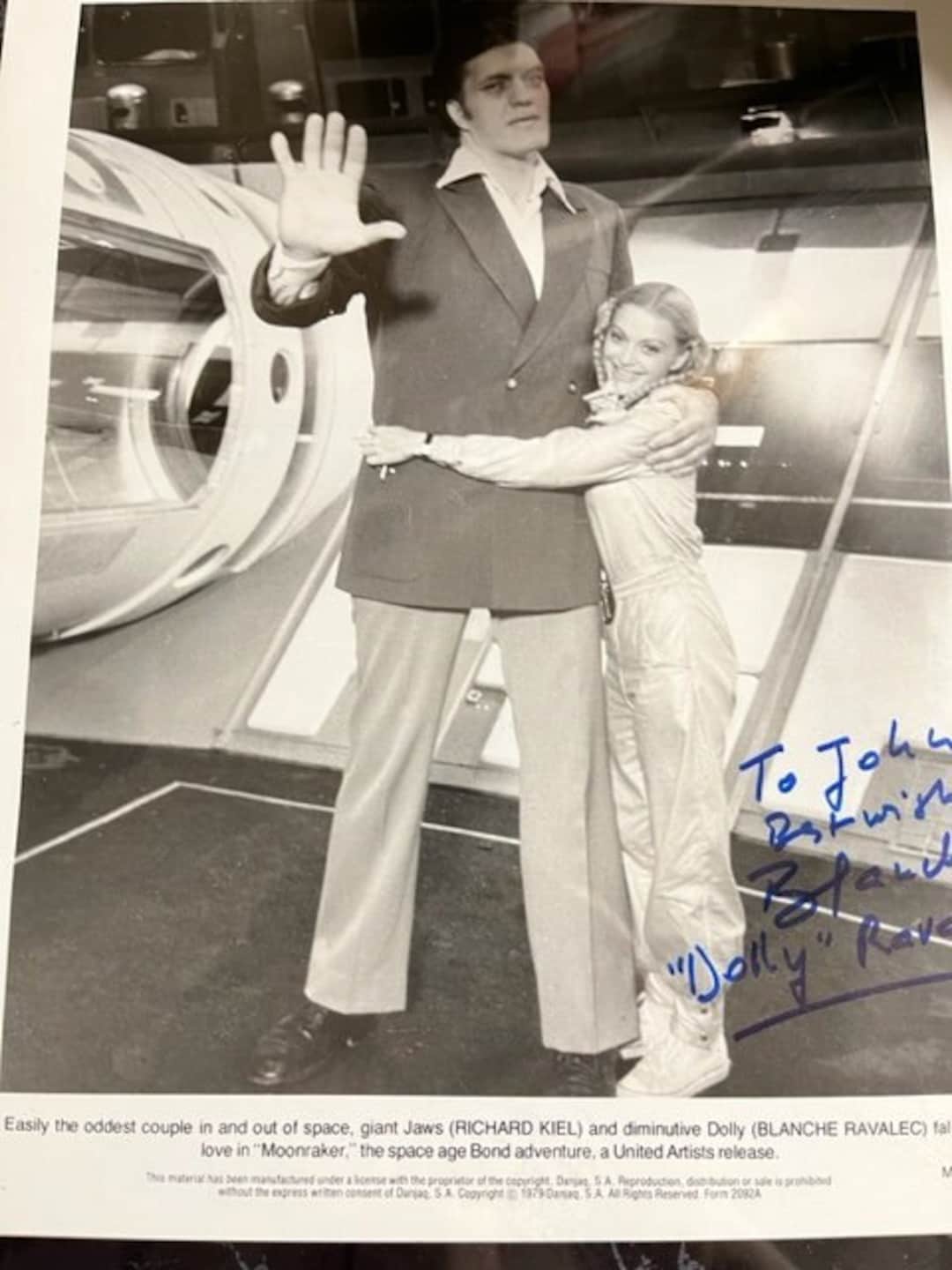 JB39 - James Bond Girl Blanche Ravalec Autographed Photo From Moonraker ...