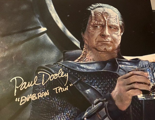 Star Trek Actor Paul Dooley Enabran Tain From Star Trek: Deep Space Nine Autographed Photo With ...