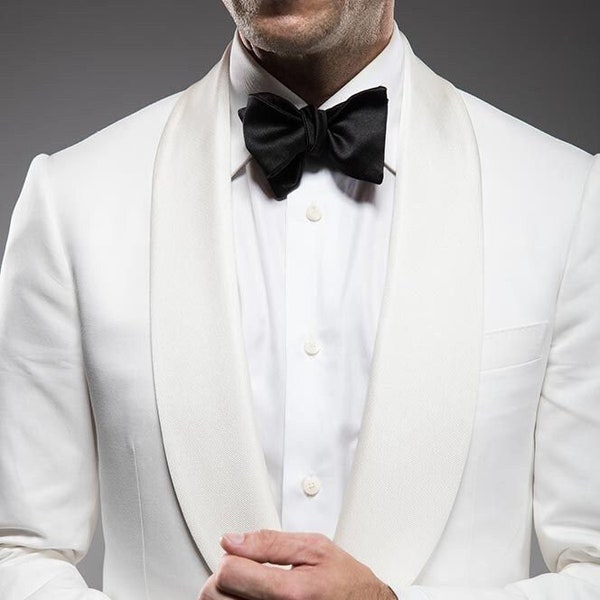 White Dinner Jacket - Etsy
