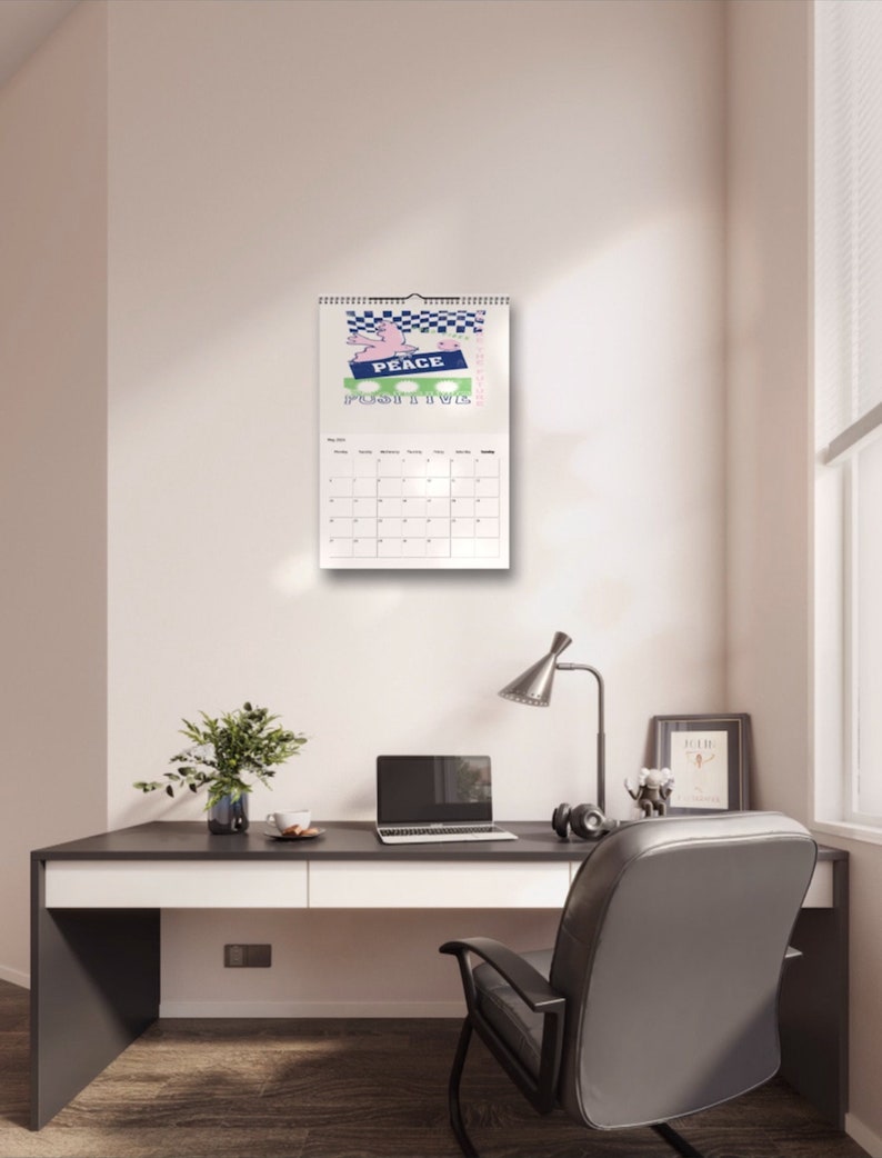 2025 A4-A3 Wall Calendar-slogan Motivational Quotes Wall Calendar-12 ...