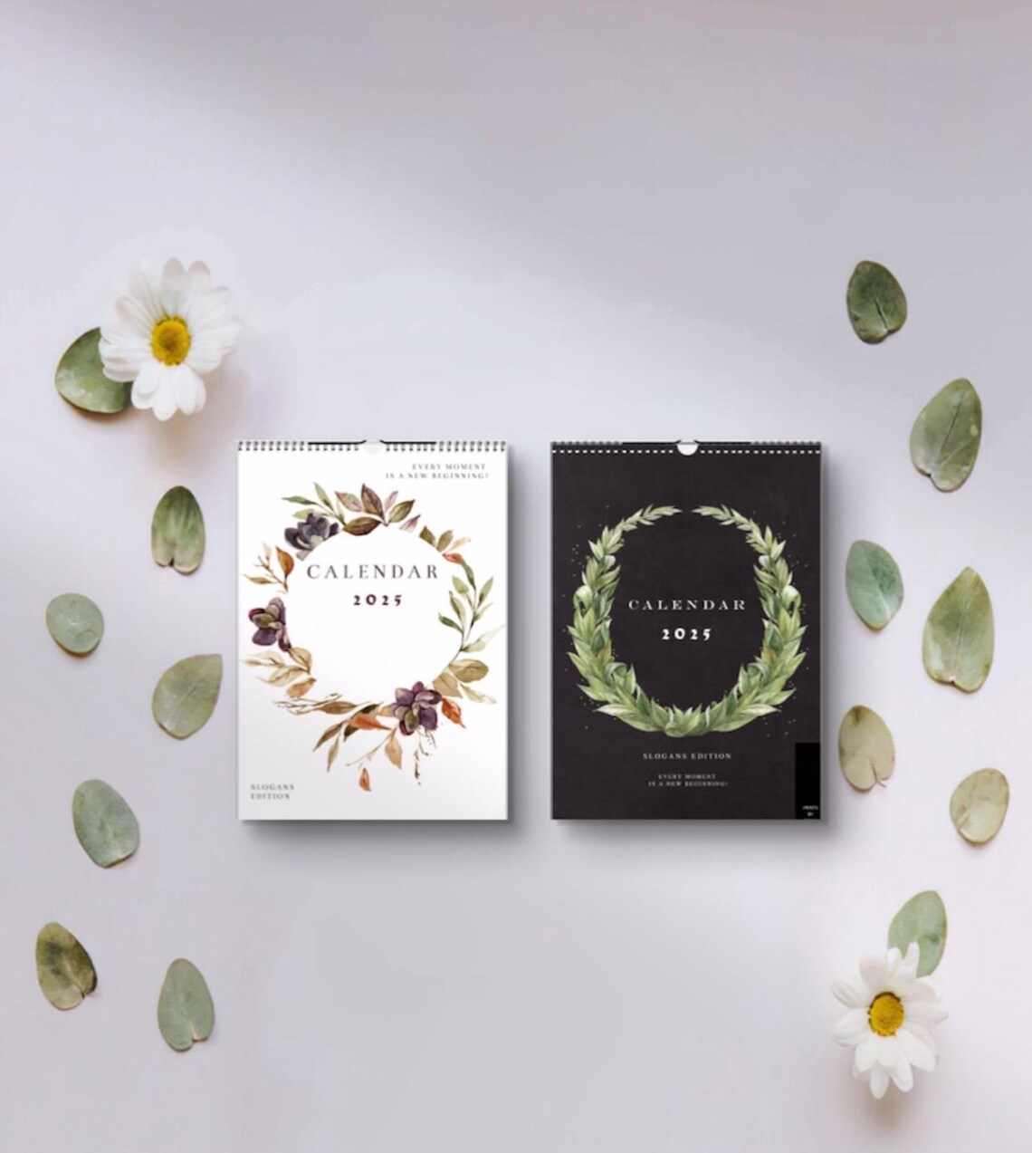 2025 A4-A3 Wall Calendar-slogan Motivational Quotes Wall Calendar-12 ...