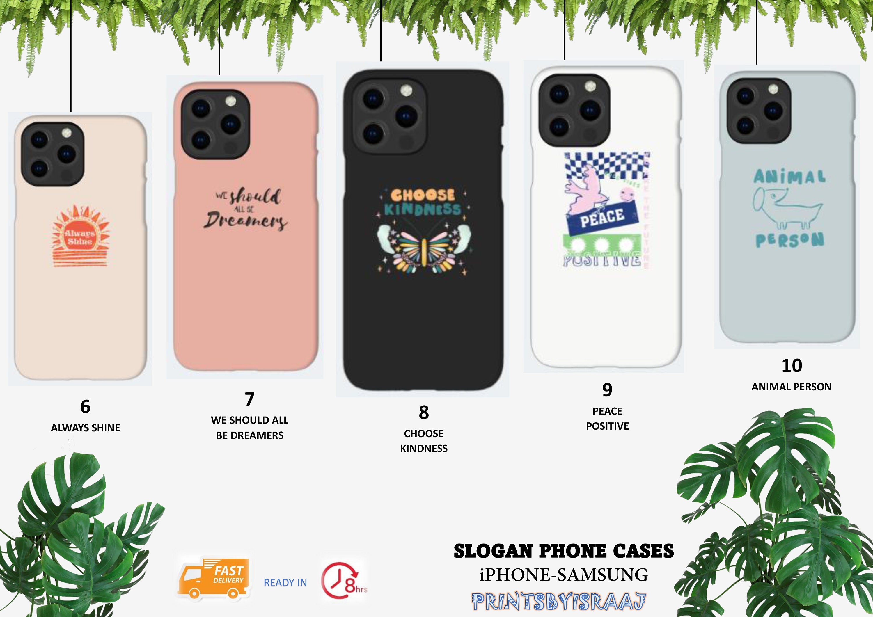 Glossy Slogan Funky Mobile Case,inspirational Quotes,aesthetic Phone ...