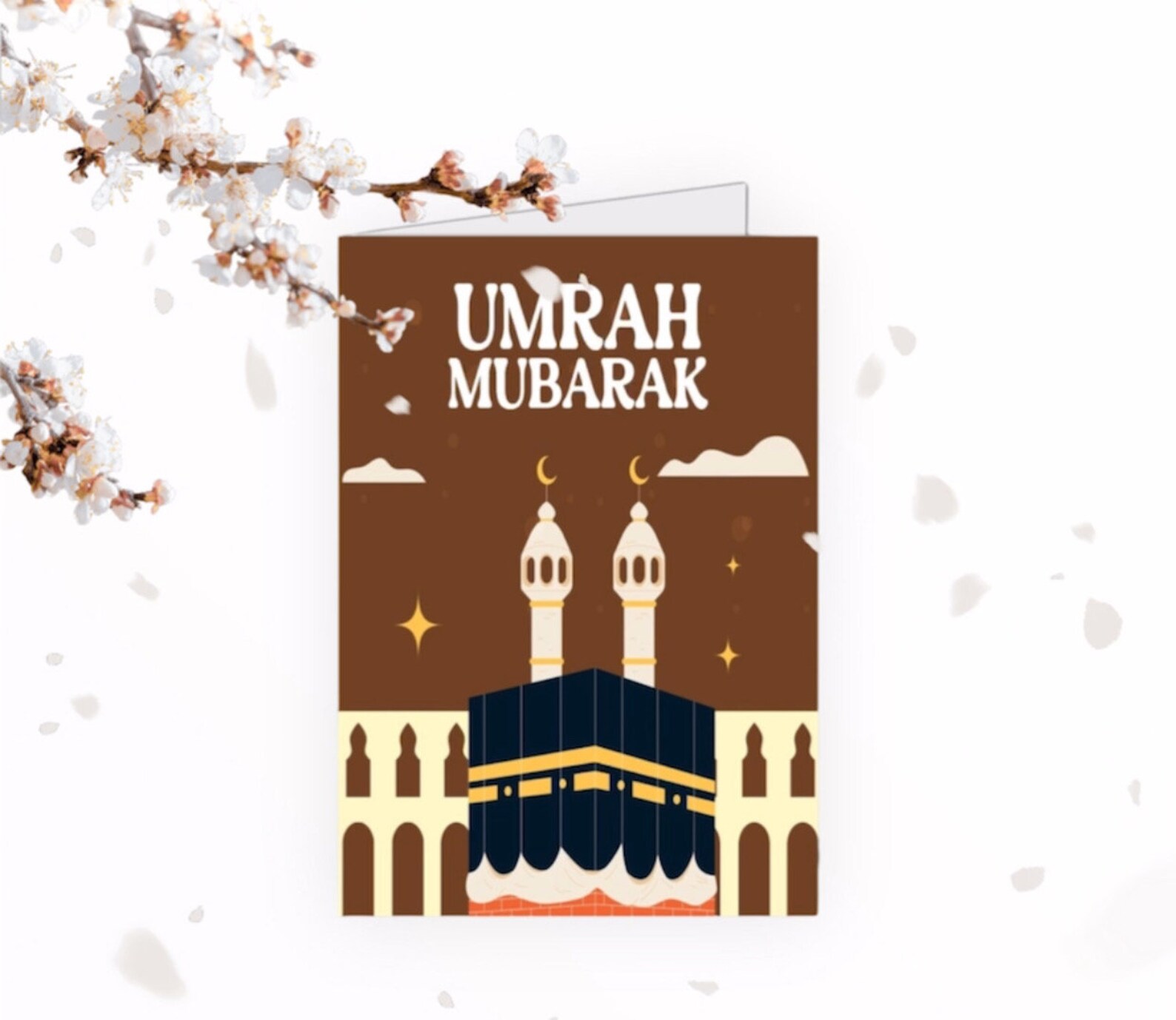Personalised Umrah Mubarak Greeting Card,umrah Card,umrah Gift,gift ...