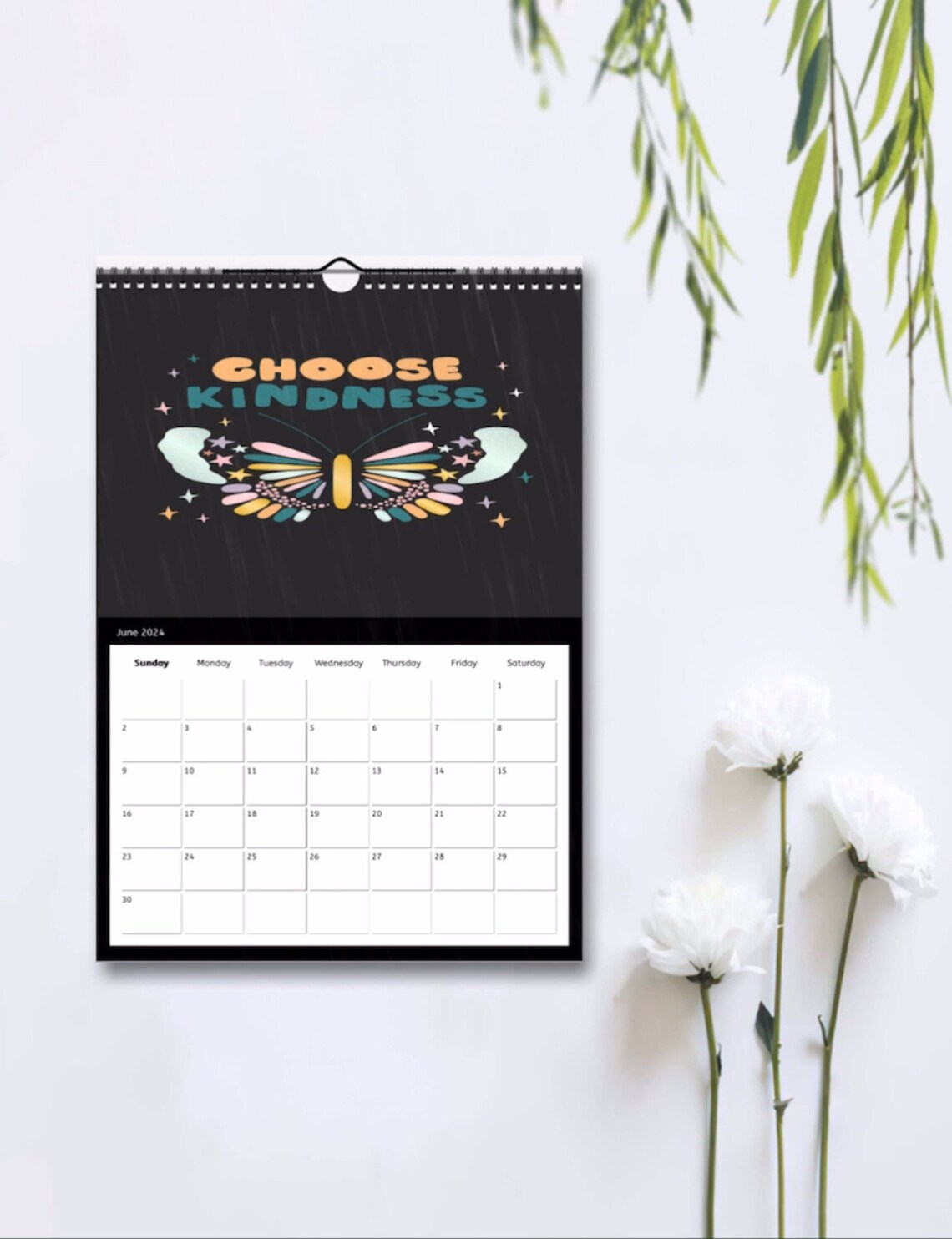 2025 A4-A3 Wall Calendar-slogan Motivational Quotes Wall Calendar-12 ...