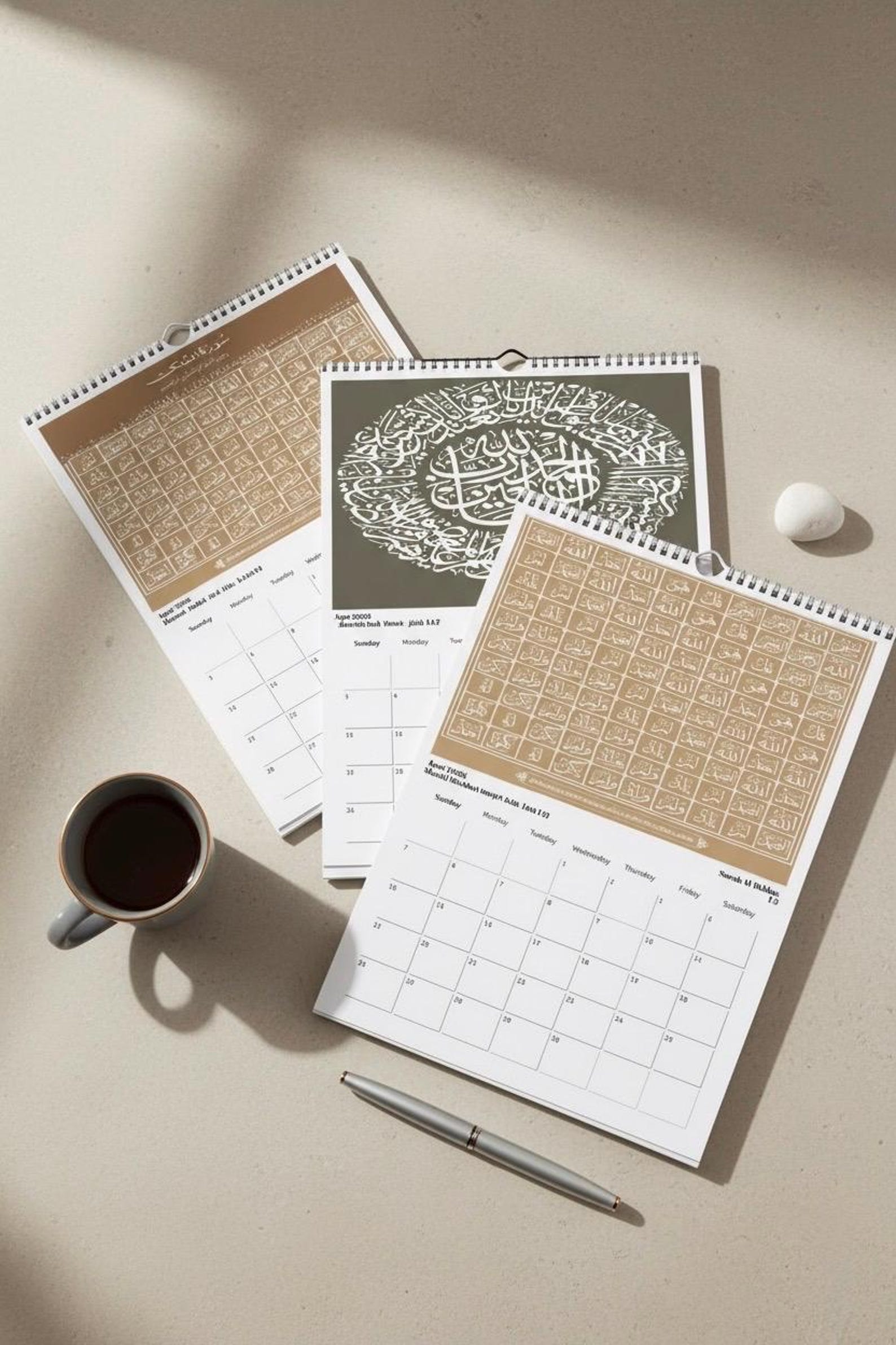 Islamic Calendar 2026 | Hijri 1447–1448 Wall Calendar | Arabic ...