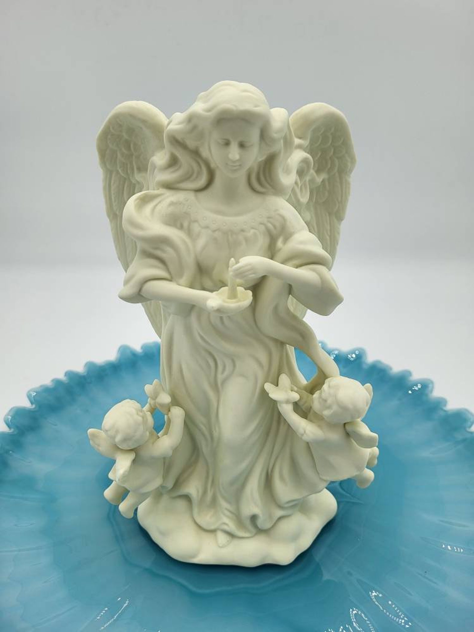 Partylite Angel Bisque Porcelain Candle Holder - Etsy
