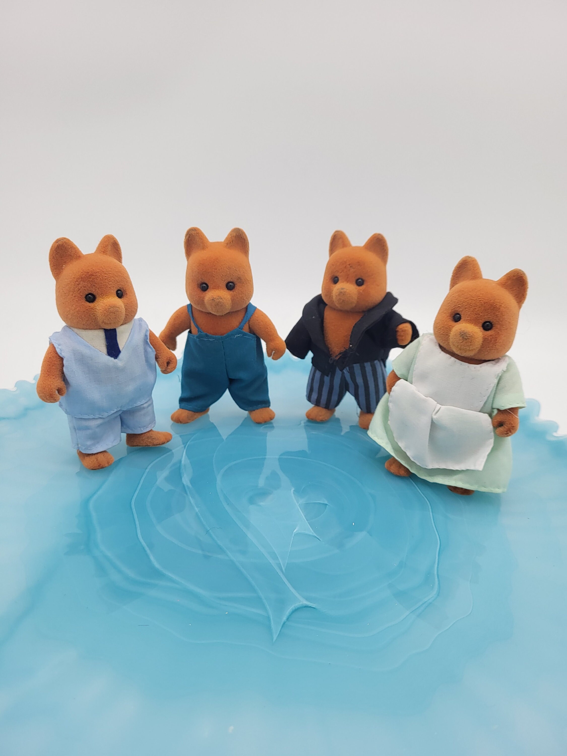 1986 Maple Town Danny Dog Family of Four - Etsy