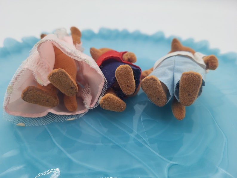 1980's Maple Town Fanny Fox Family of Three - Etsy